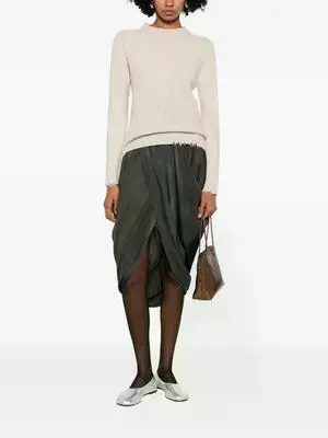UMA WANG Asymmetric Skirt - Grey