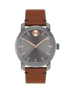 Movado Bold Access 41mm Watch - Gray/brown