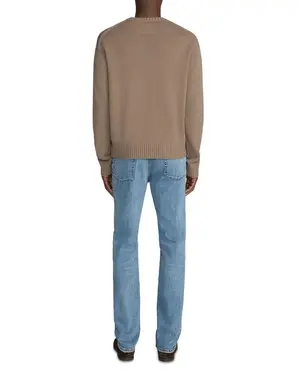 FRAME Cotton Blend Modern Straight Leg Jeans - Hike