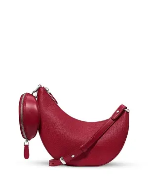Kate Spade New York Duo Pebbled Leather Crossbody - Red Jam
