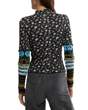 Free People Bold Bowery Sweater Cuff Thermal Top