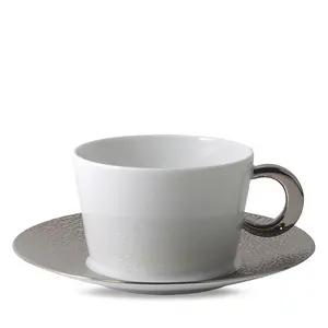 Bernardaud Ecume Platinum Breakfast Cup - No Color