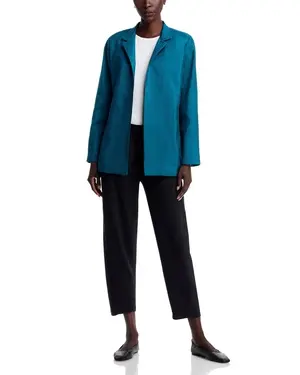 Eileen Fisher Textured Silk Jacket