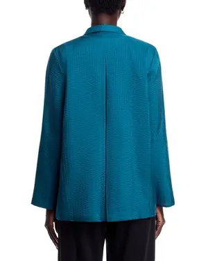 Eileen Fisher Textured Silk Jacket