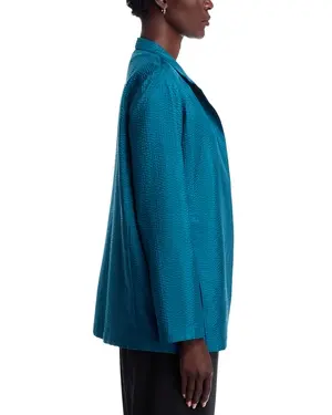 Eileen Fisher Textured Silk Jacket