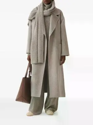 Fabiana Filippi Belted Patch-pocket Coat