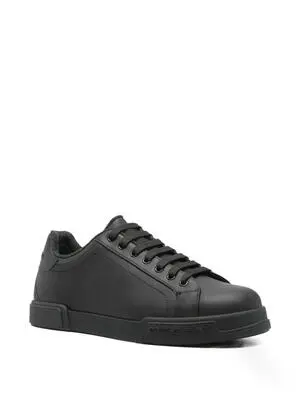 Dolce & Gabbana Leather Lace Up Sneakers