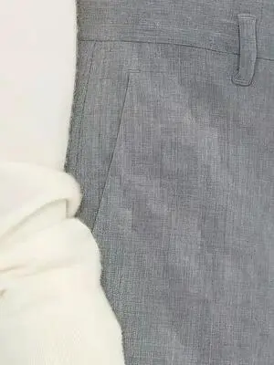THE ROW Wool Zip Trousers