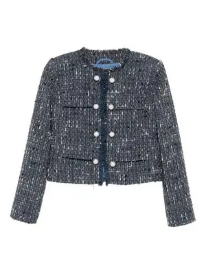 Women's Blue Fringe Jackets