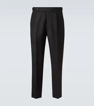 Brunello Cucinelli Silk, Wool, And Mohair Suit Pants