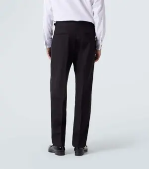 Brunello Cucinelli Silk, Wool, And Mohair Suit Pants