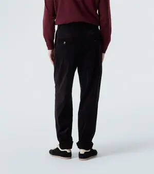 Brunello Cucinelli Cotton-blend Corduroy Straight Pants
