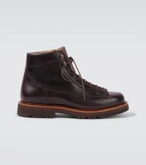 Brunello Cucinelli Criss-cross Boots For Men