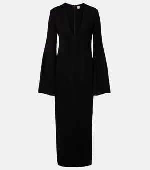 TOTEME Cady Maxi Dress - Black