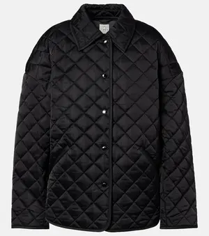 TOTEME Quilted Snap-buttoned Jacket