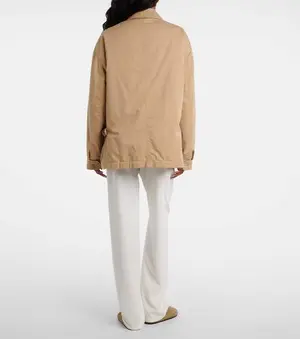THE ROW Aurelius Cotton And Cashmere Jacket - Beige