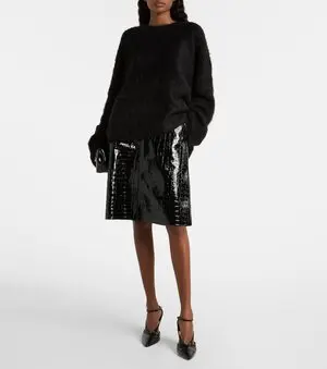 TOTEME Oversized Alpaca-blend Crewneck Sweater