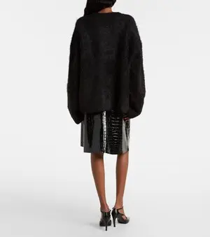 TOTEME Oversized Alpaca-blend Crewneck Sweater