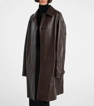 THE ROW Gracia Leather Jacket