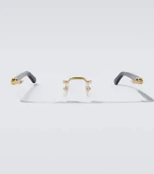 Cartier Signature C De Rectangular Glasses - Gold