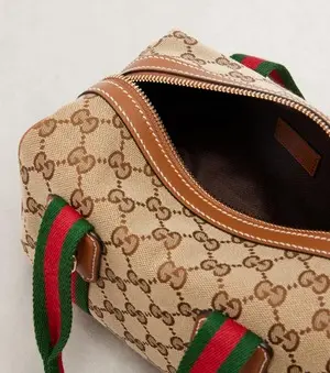 Gucci Mini Gg Canvas Crossbody Bag