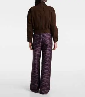 Dries Van Noten Cropped Denim Jacket