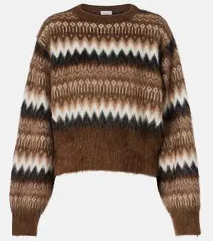 BRUNELLO CUCINELLI Wool And Mohair-Blend Sweater