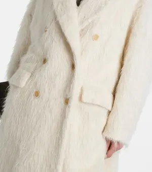 Brunello Cucinelli Double-breasted Alpaca-blend Coat