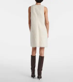 Brunello Cucinelli Alpaca-blend Mini Dress