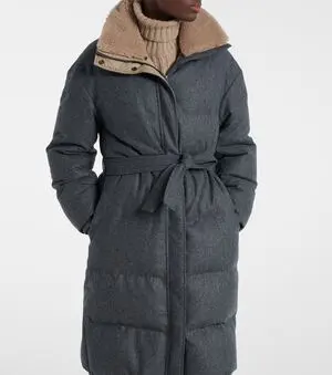 Brunello Cucinelli Virgin Wool Down Coat