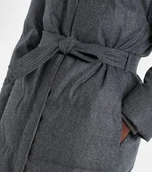 Brunello Cucinelli Virgin Wool Down Coat