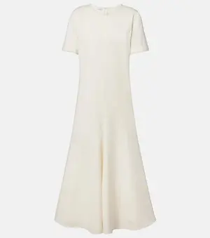 Brunello Cucinelli Wool-blend Midi Dress