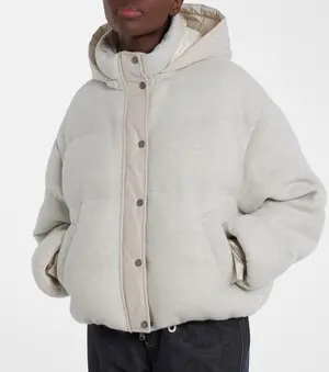 Brunello Cucinelli Cashmere-blend Down Jacket