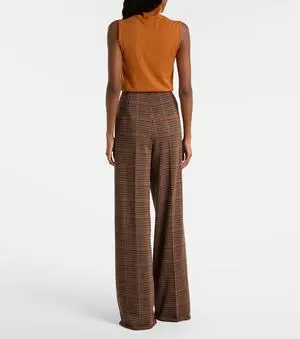Max Mara Seggio Wide-leg Pants - Brown
