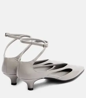 TOTEME Leather Pumps - Grey