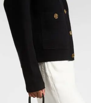 TOTEME Wool And Cashmere-blend Cardigan - Black