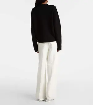 TOTEME Wool And Cashmere-blend Cardigan - Black