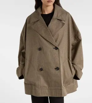 TOTEME Checked Cotton Blazer