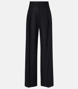 Brunello Cucinelli Virgin Wool Straight Leg Pants