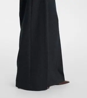 Brunello Cucinelli Virgin Wool Straight Leg Pants
