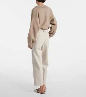 Brunello Cucinelli Monili Mid-rise Straight Jeans - Beige