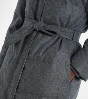 Brunello Cucinelli Virgin Wool Down Coat