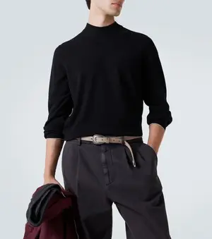 Brunello Cucinelli Cashmere Mockneck Sweater