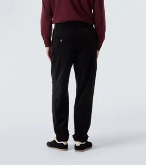 Brunello Cucinelli Cotton-blend Corduroy Straight Pants