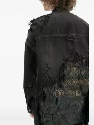 Mihara Yasuhiro Distressed Denim Jacket