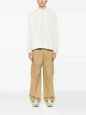 Izzue Logo-embroidered Jacket - Neutrals
