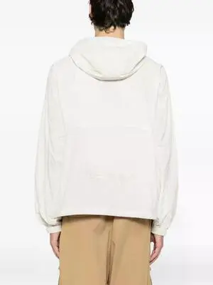 Izzue Logo-embroidered Jacket - Neutrals