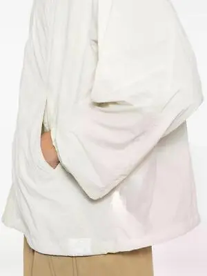 Izzue Logo-embroidered Jacket - Neutrals