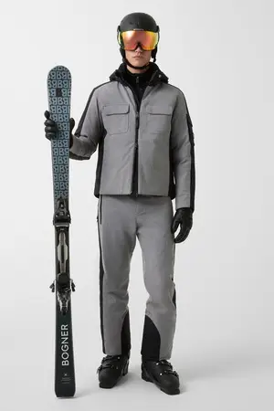 Bogner Wido Ski Trousers - Gray/black