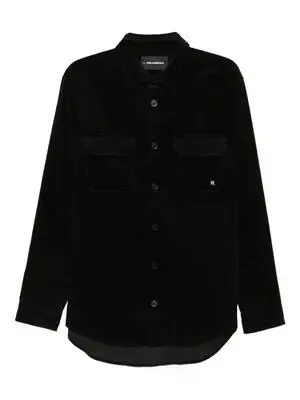 Karl Lagerfeld Logo-patched Corduroy Overshirt